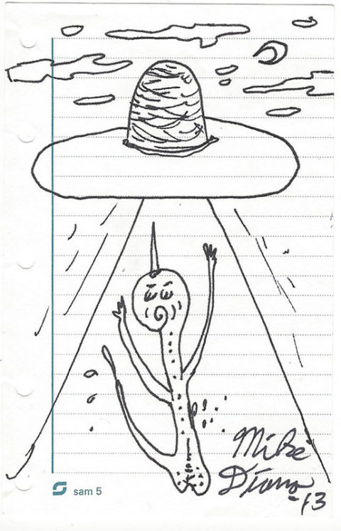 Alien Arrival - Mike Diana Comix Official