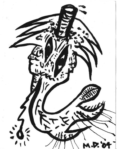 Dark Water Creature - Mike Diana Comix Official