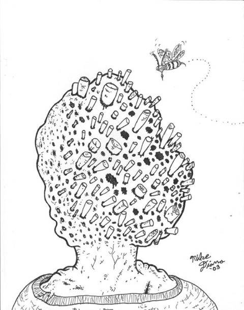 Honeycomb Head - Mike Diana Comix Official